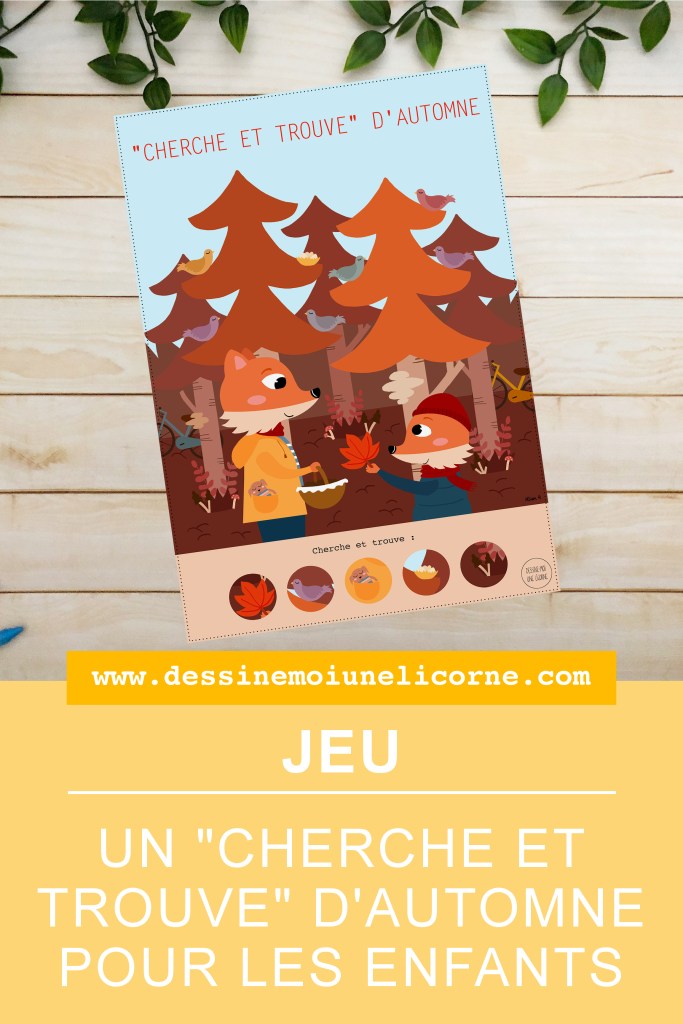 [Activité] Spécial Automne – Un « Cherche et trouve » d’automne pour ...