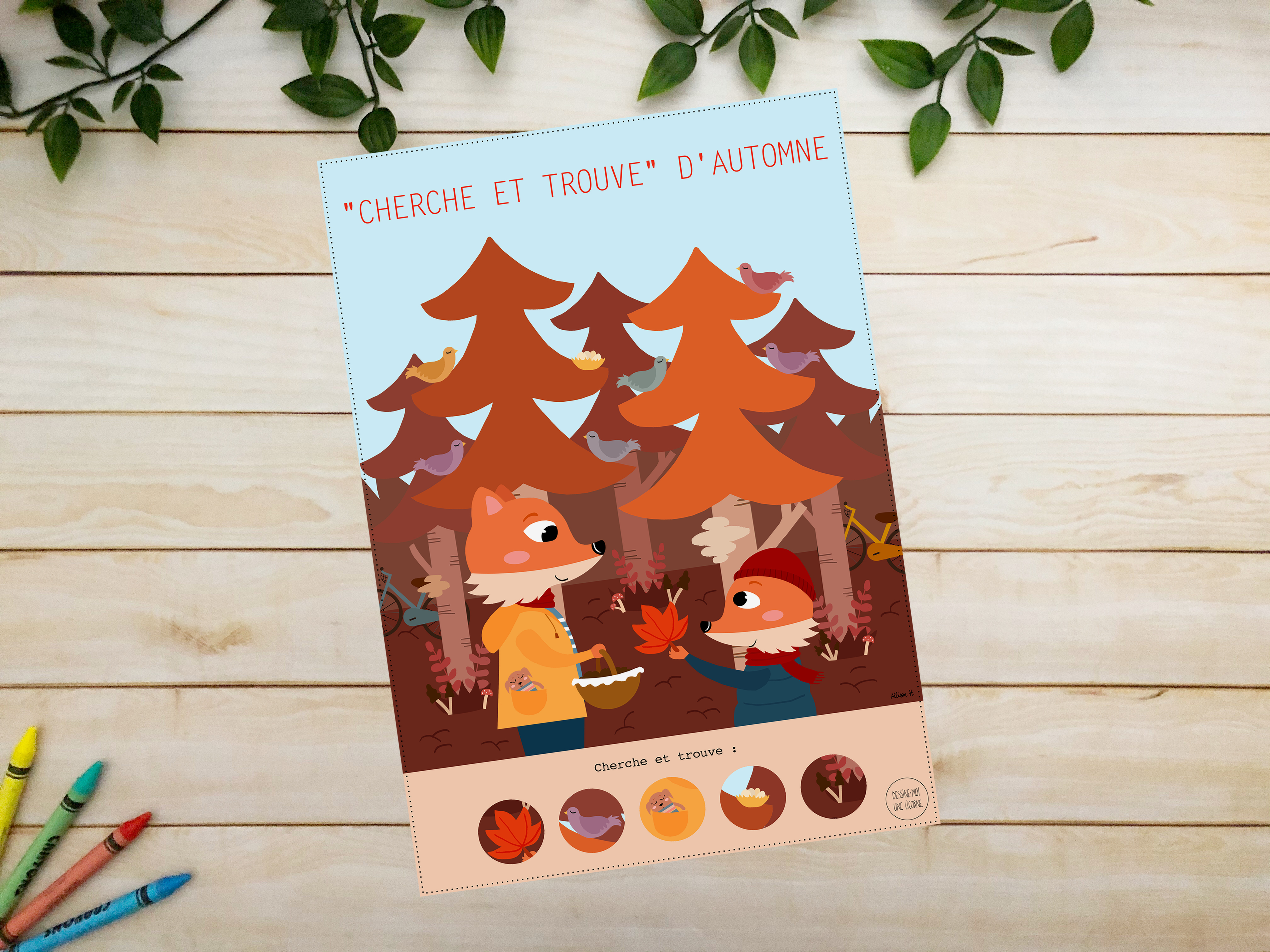 [Activité] Spécial Automne – Un « Cherche et trouve » d’automne pour ...