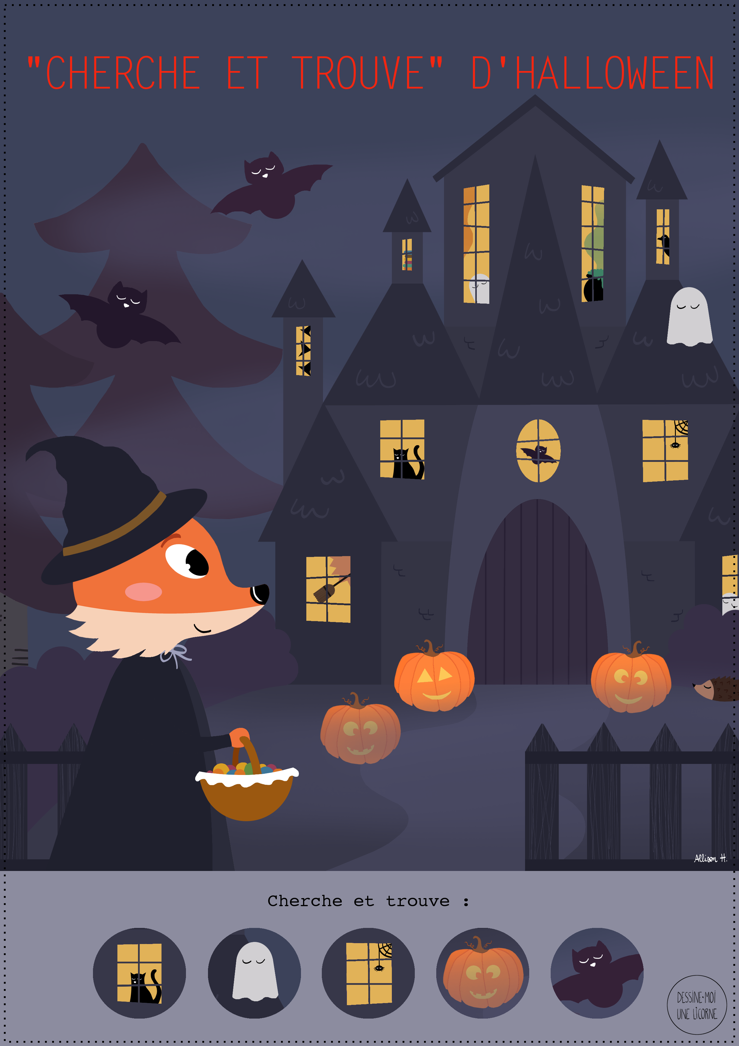 [Activité] Spécial Halloween – Un « Cherche et trouve » d’Halloween ...