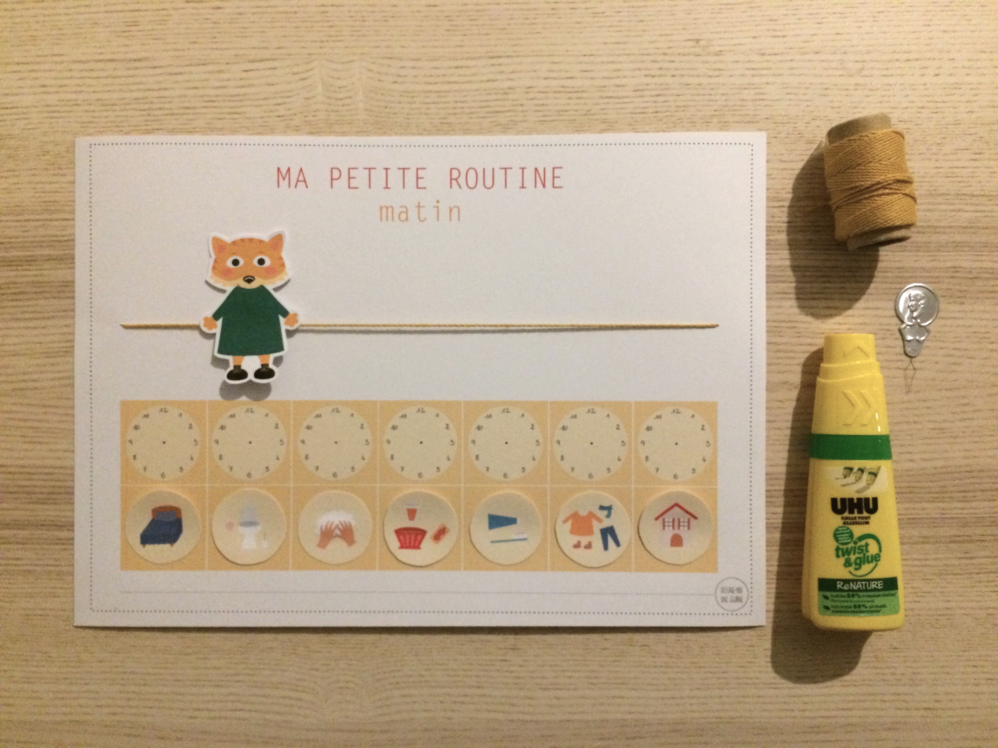 [DIY] Des plannings « Routine matin / Routine soir » super simples à ...